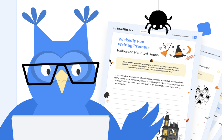 NEW: Halloween ELA Worksheets and Activities Bundle! | ReadTheory